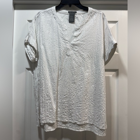 Matty M | Tops | Matty M White Blouse Classic Top | Poshmark